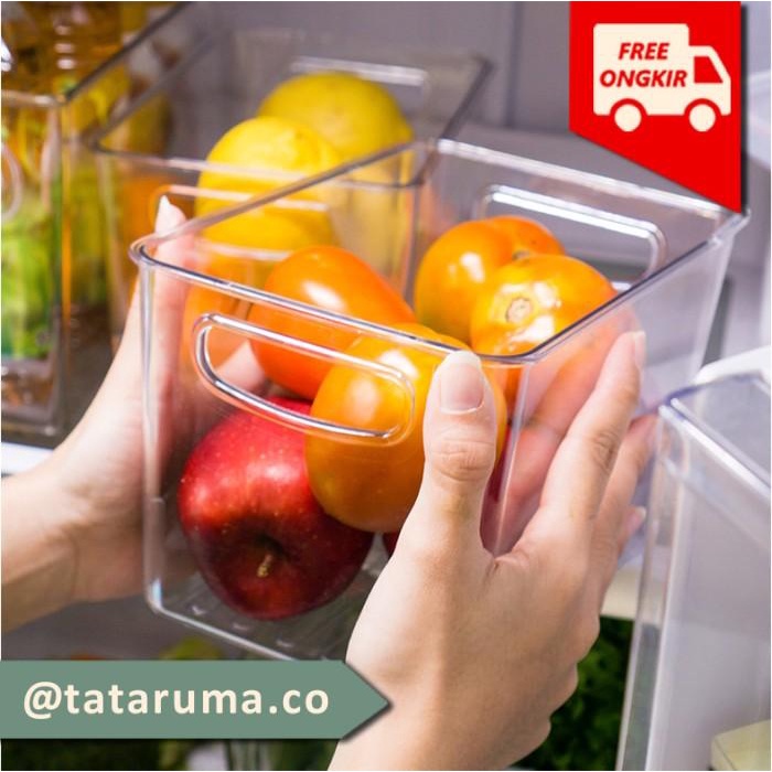 Jual SOJI - Tempat Penyimpanan Makanan Kontainer Box Kulkas Akrilik ...