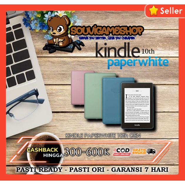 Jual PROMO! E-reader E-INK Tablet Amazon Kindle Paperwhite 10th Gen EBook Reader Waterproof 8GB ...