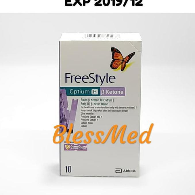 Jual MURAH Optium Strip Ketone FREESTYLE (10 strip) | Shopee Indonesia