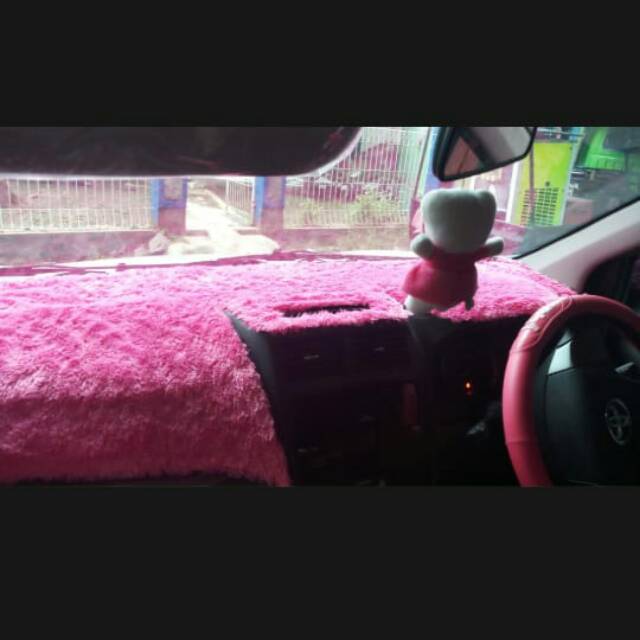 Jual Cover Dashboard Mobil New Avanza & Xenia (Pink) | Shopee Indonesia