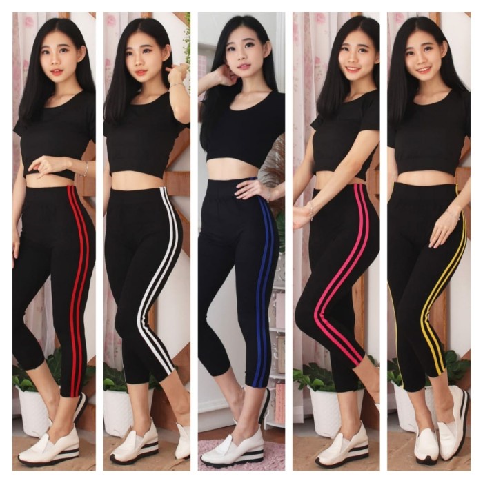 Jual Setelan baju senam fitness olahraga gym yoga zumba wanita import ...