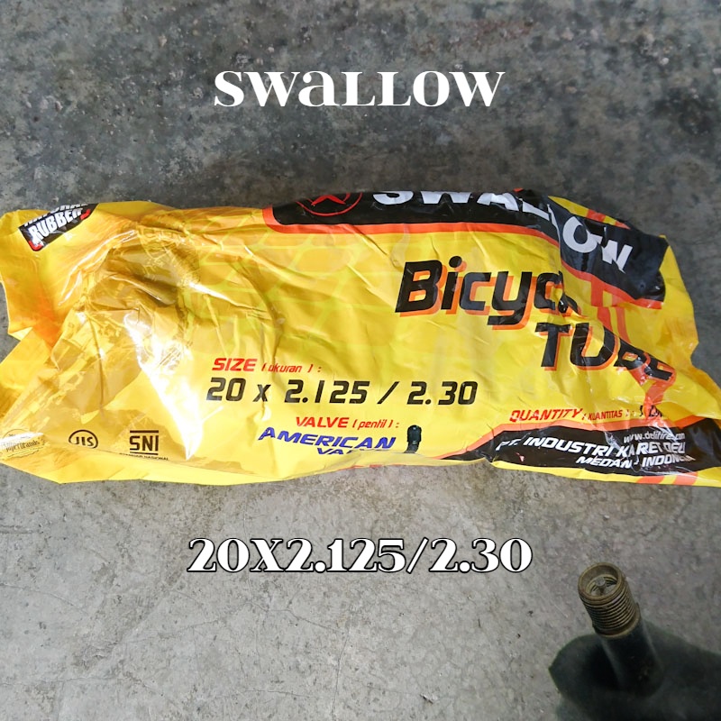 Jual Ban Dalam Swallow 20 x 2.125/2.30 Pentil Motor Sepeda BMX Mini | Shopee Indonesia
