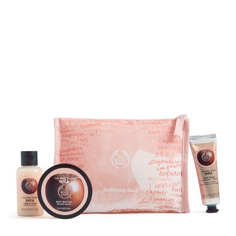 Jual Official The Body Shop Gift Bag Shea (Free Shopping Bag) | Shopee ...