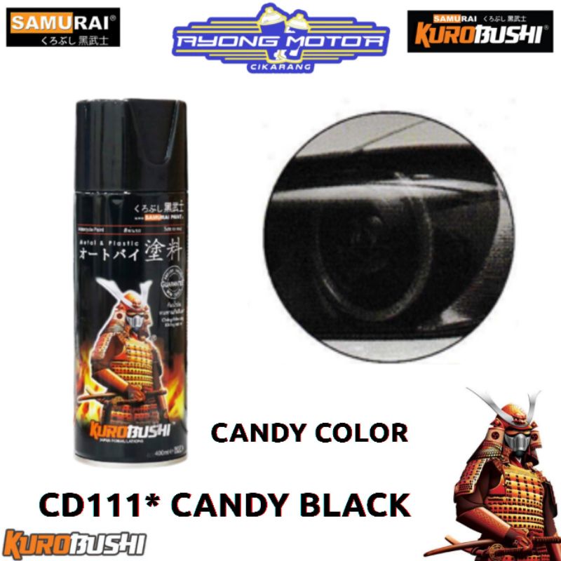 Jual Samurai Paint CD111* Candy Black | Shopee Indonesia