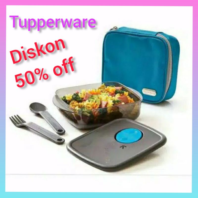 Jual Kotak makan besar asli Tupperware promo limited edition | Shopee ...