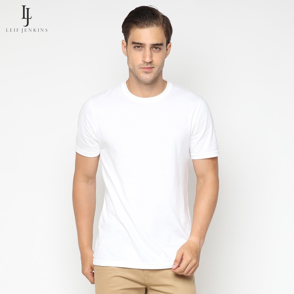 Jual White Basic Tees | Shopee Indonesia