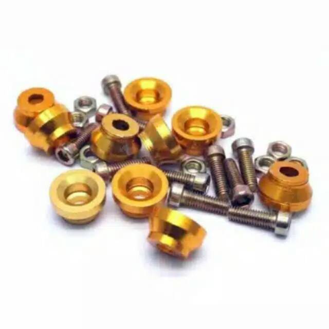 Jual monel ring variasi motor FULL CNC ukuran 10 Model mangkok | Shopee ...