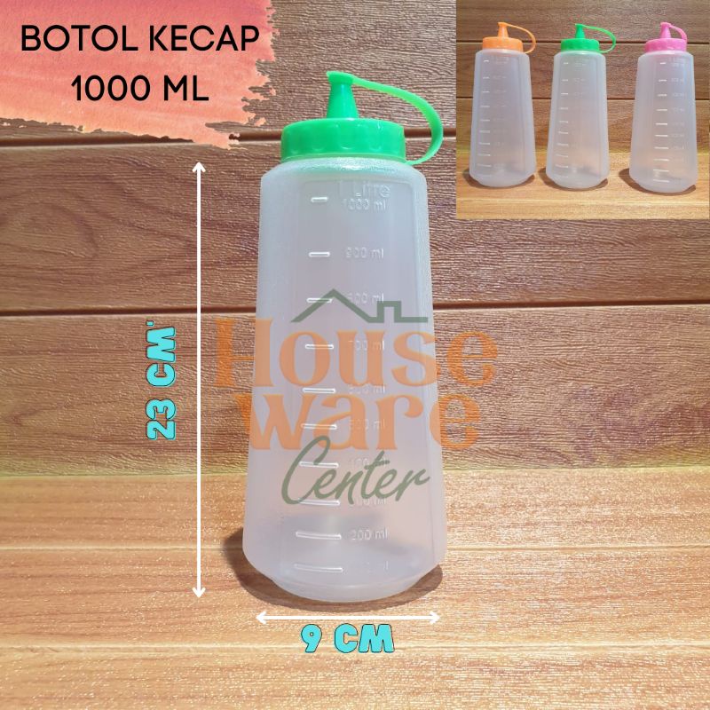 Jual [ TAKUMA ] Botol Kecap 1000ml / Botol Kecap 1 Liter / Botol ...