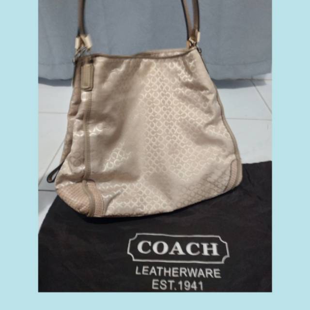 Jual Coach Canvas Authentic Preloved | Shopee Indonesia