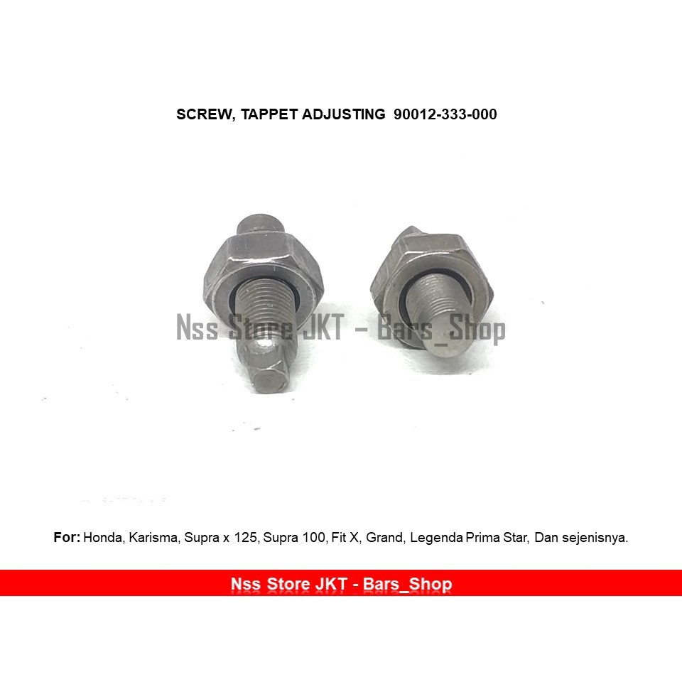 Jual Screw Tappet Adjusting 90012-333-000 Baut Setelan Klep Karisma ... Jual Screw Tappet Adjusting 90012-333-000 Baut Setelan Klep Karisma ...