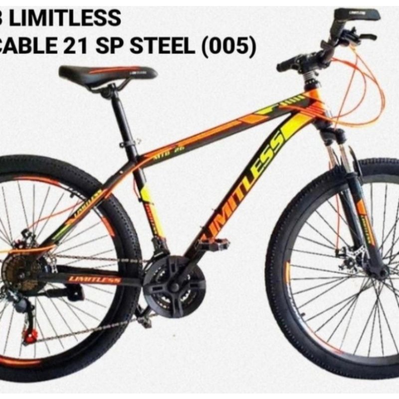 Jual MTB Sepeda Gunung 26 inch Limitless 21 Sp Steel | Shopee Indonesia