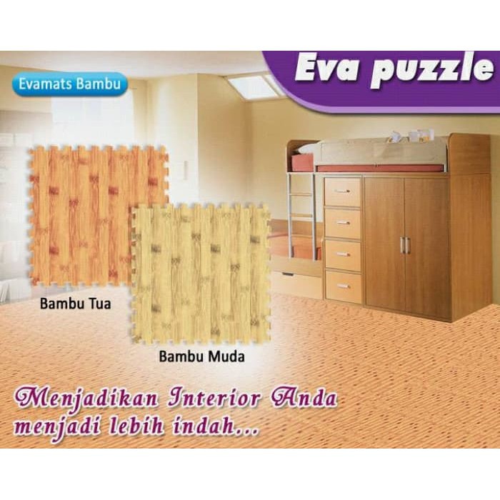 Jual anakasi EVAMATS BAMBU ALAS LANTAI PUZZLE / EVAMAT | Shopee Indonesia