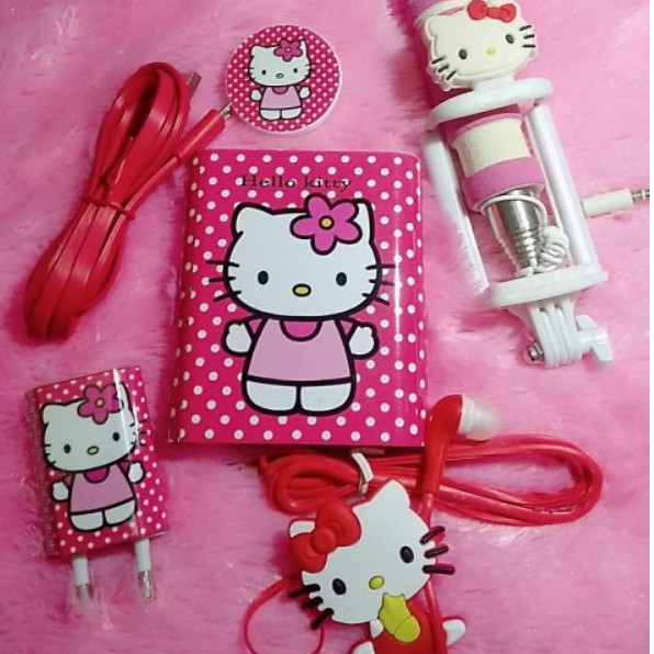 Jual paket hello kity plus tongsis | Shopee Indonesia