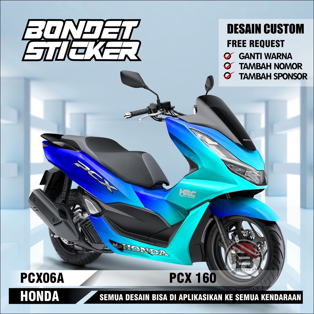 Jual STICKER MOTOR - DECAL MOTOR HONDA PCX 160 FULL BODY | Shopee Indonesia