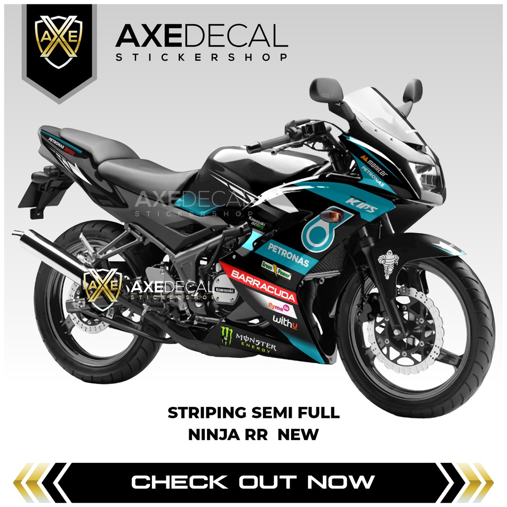 Jual Striping Ninja RR New Petronas / Stiker Motor Kawasaki Ninja 150 ...