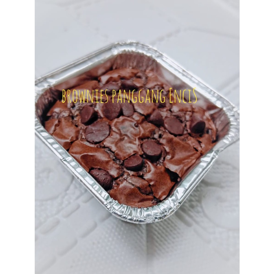 Jual Brownies Panggang Coklat Cup Bronis Nyoklat Nikmat 7x7x3 | Shopee ...