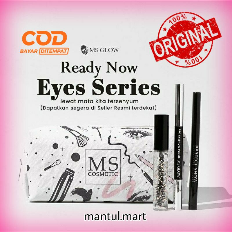 Jual EYEBROW MS GLOW EYE SERIES MS GLOW/ EYELASH MS GLOW/ EYELINER MS ...