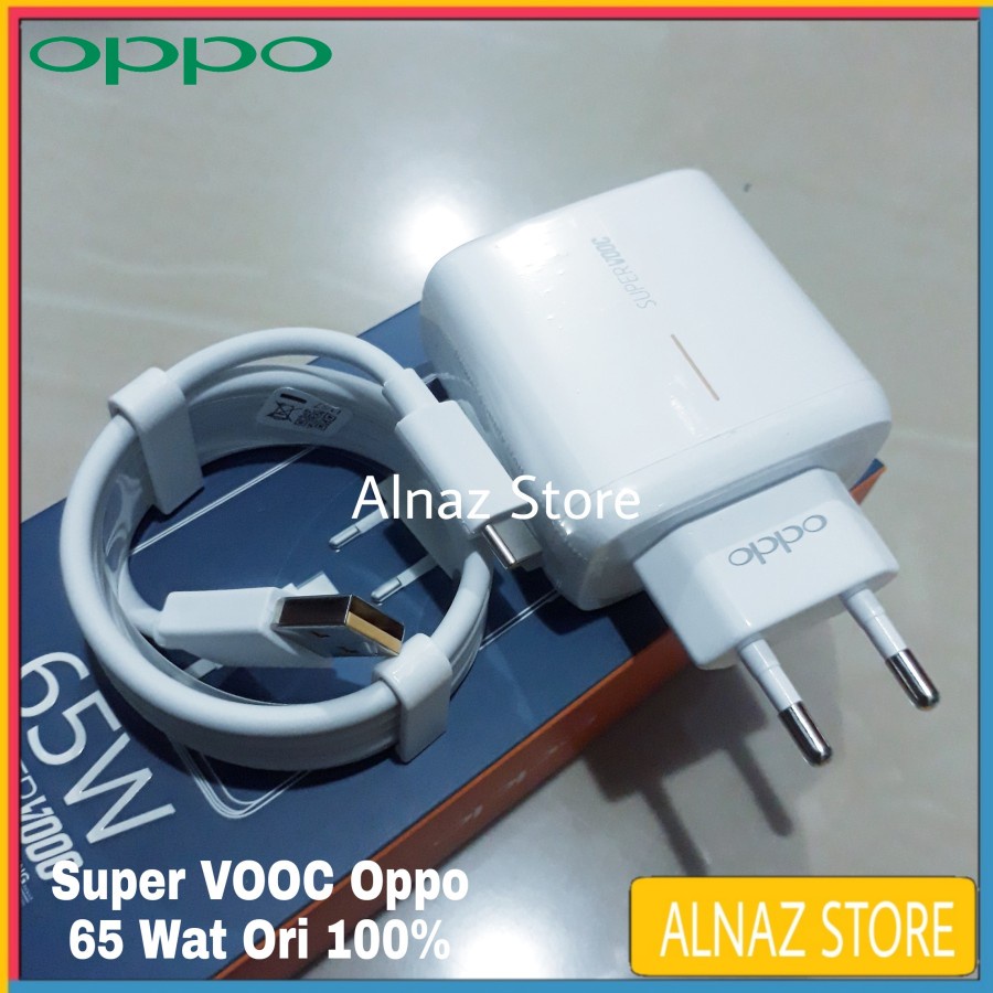 Jual ORIGINAL Charger Oppo Reno 5 Reno 6 Reno 7 Ori 100% Super VOOC 65 Watt | Shopee Indonesia
