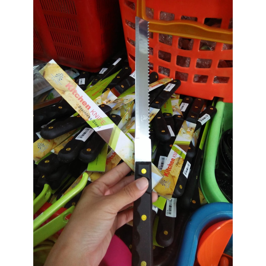 Jual Pisau Roti 688 / Pisau dapur | Shopee Indonesia