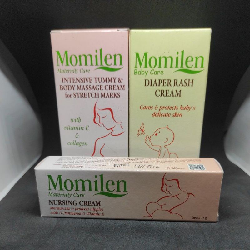 Jual MOMILEN | DIAPERS RASH CREAM 30G | NURSING CREAM 15G | INTENSIVE ...