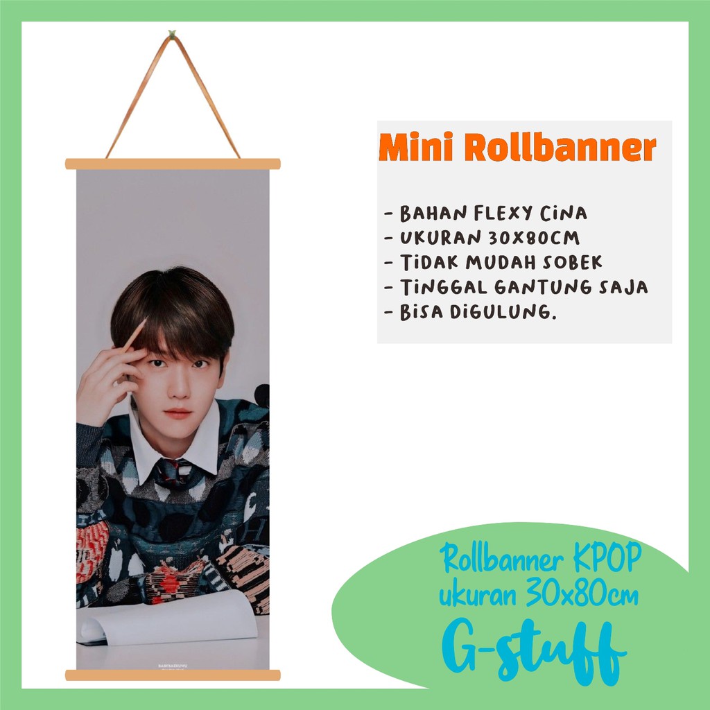 Jual Mini Roll Banner Baekhyun EXO | Shopee Indonesia