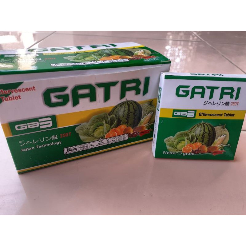 Jual GATRI - ZPT GA3 berbentuk tablet dengan dosis tinggi 250 T ...
