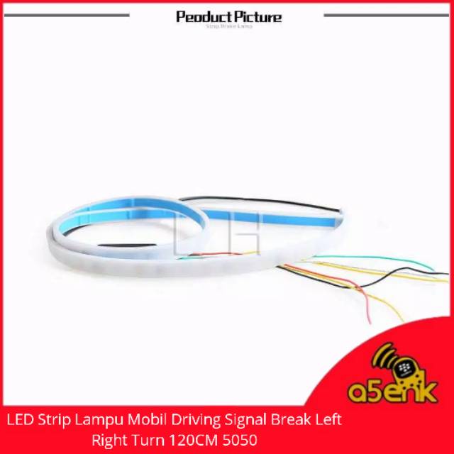 Jual LED Strip Lampu Mobil Driving Signal Break Left Right Turn 120CM ...