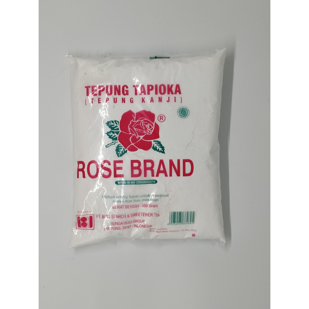 Jual Rose Brand Tepung Tapioka Tepung Kanji Pati 500 Gram | Shopee ...