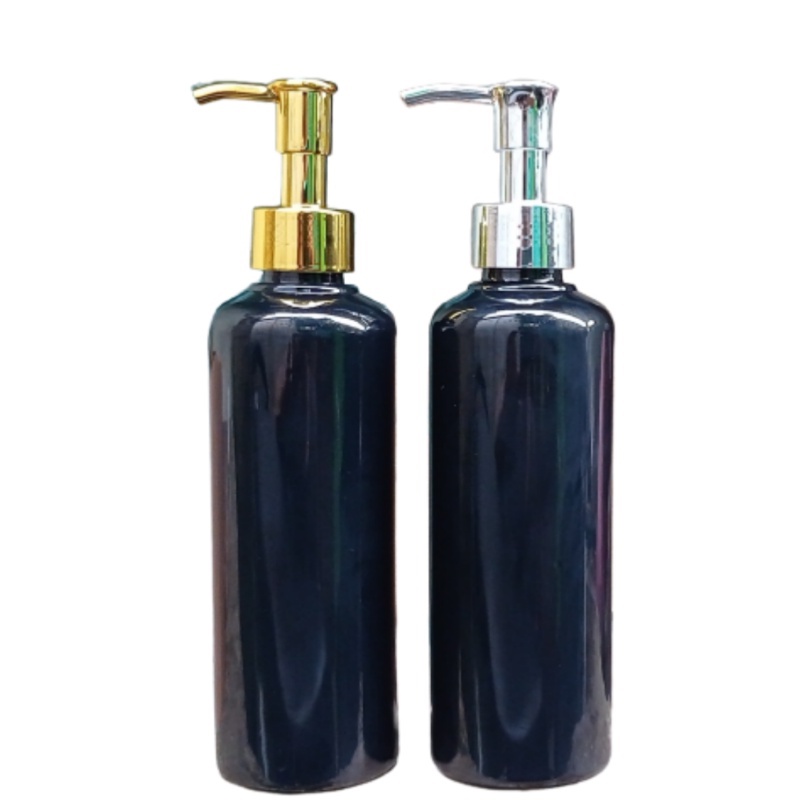 Jual Botol Sabun Cair Pump 250ml Hitam Pet / Botol Pump 250 ml Pump Luxury Gold | Shopee Indonesia