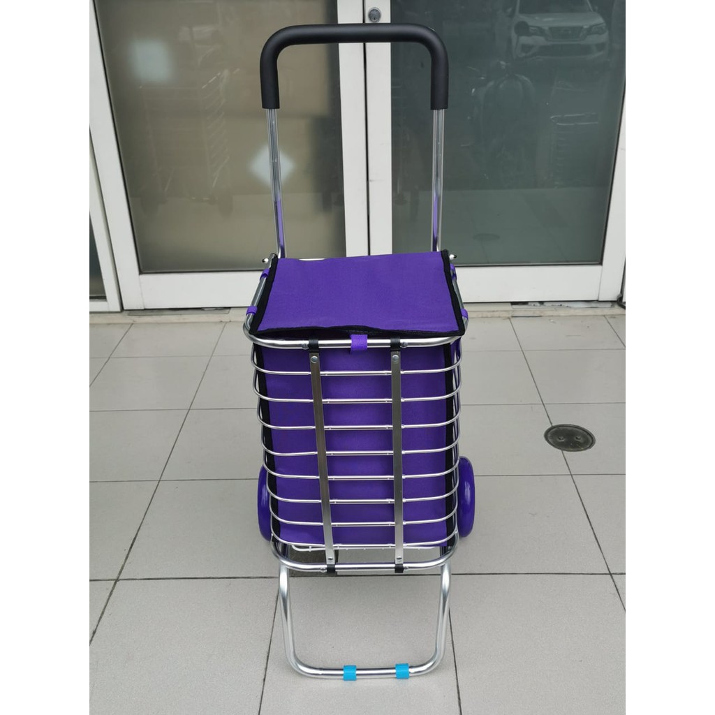 Jual TROLI BELANJA LIPAT ALUMUNIUM - FOLDABLE TROLLEY TROLY ALUMUNIUM ...