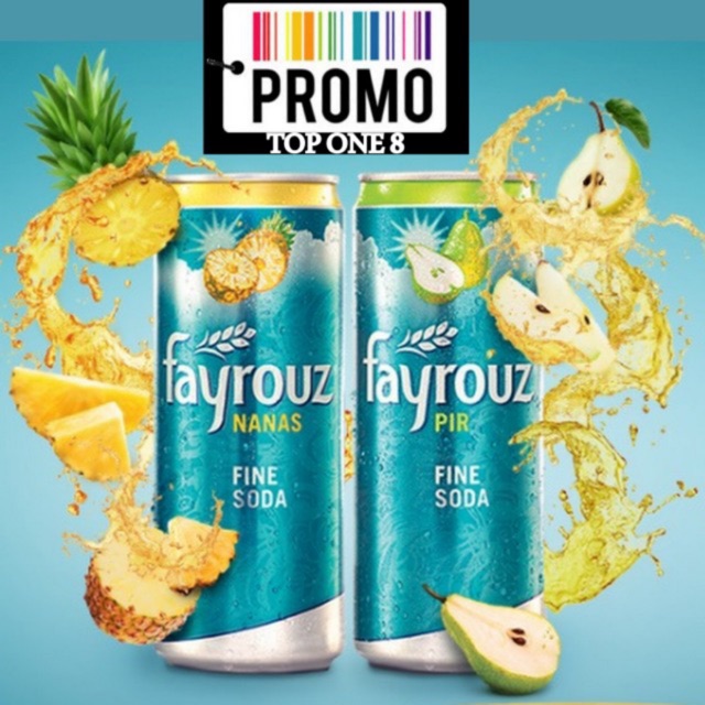 Jual Promo Fayrouz 250 Ml Minuman Soda per Box isi 24 Pcs/ Soft Drink ...