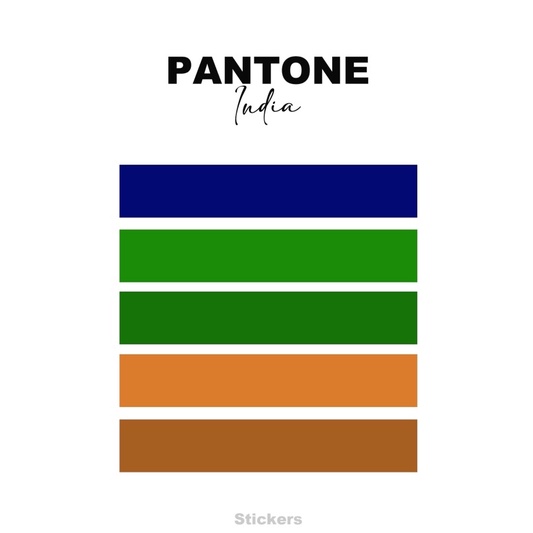 Jual Sticker Pantone Country - 003 | Shopee Indonesia