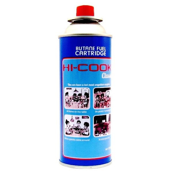 Jual Hi-Cook 230g Classic Butane Fuel Cartridge - CFC Free - Gas Kaleng ...