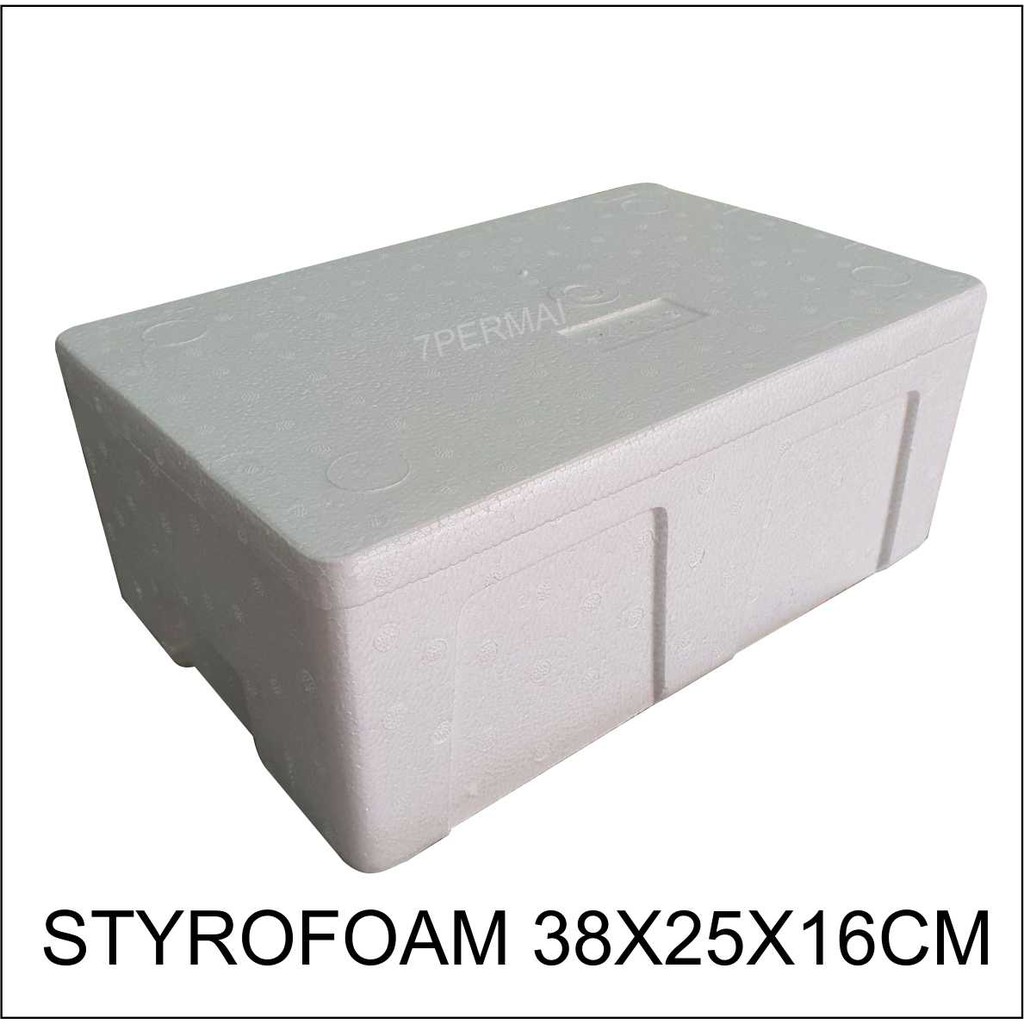 Jual Styrofoam box / gabus box 38 x 25 x 16cm (pengiriman instan ...