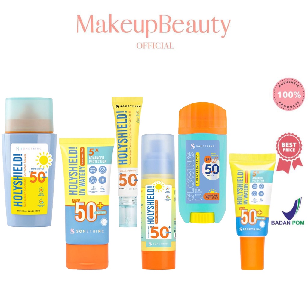 Jual SOMETHINC Glowing Up Sunscreen Stick | Holyshield Sunscreen ...