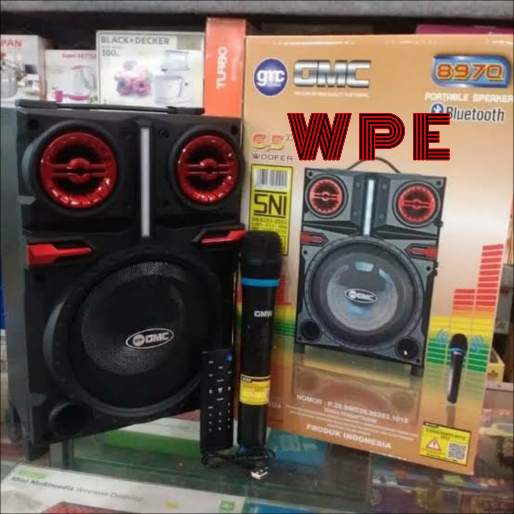 Jual Speaker GMC 897Q Portable bluetooth free mic | Shopee Indonesia