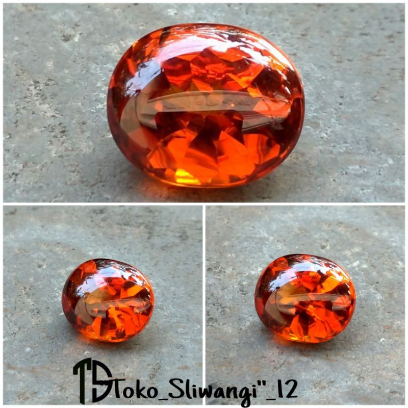 Jual BATU PERMATA FIRE OVAL CUTTING | Shopee Indonesia