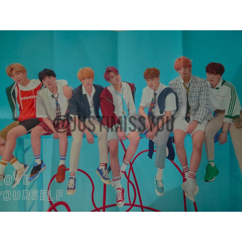 Jual Poster Official BTS Album LY : Answer F Preloved WTS WTT | Shopee ...