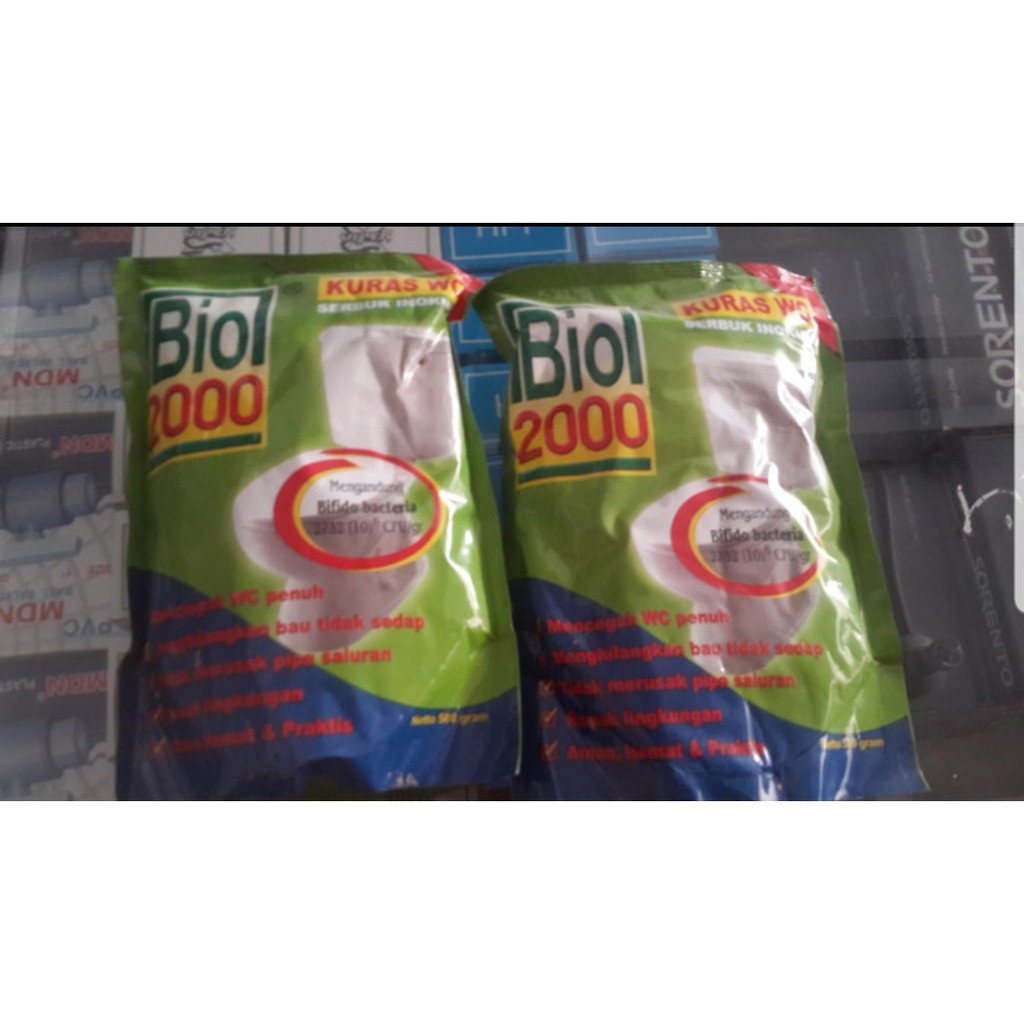 Jual Bio 2000 Kuras WC Anti Sumbat WC 1kg 1000g/ Pembersih WC BIO 2000 ...