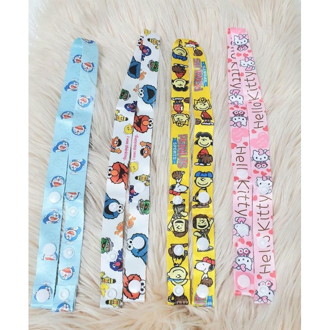 Jual Tali Masker Kancing Anak Dan Dewasa Donald/Elmo/Daisy/Doraemon ...