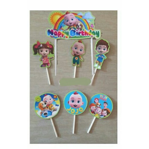 Jual Cake topper / Cupcake topper Super Jojo | Shopee Indonesia
