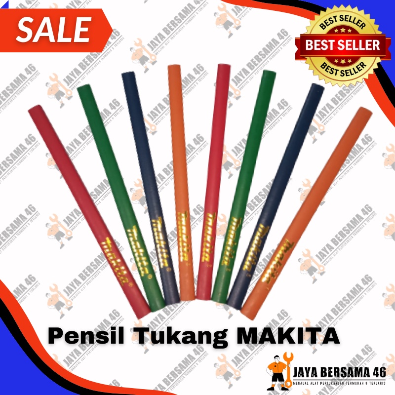 Jual Makita Pensil Tukang Bangunan / Pinsil / Pensil Kayu Tukang ...