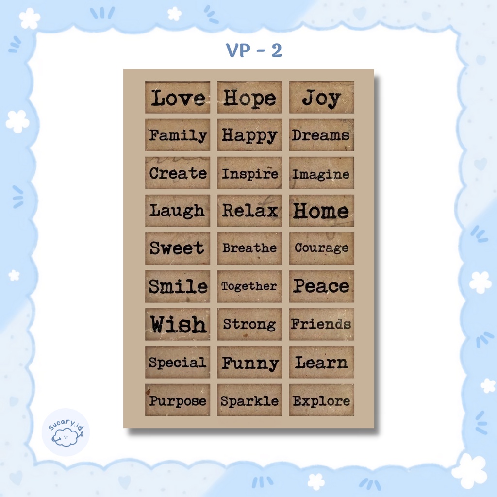 Jual Vintage Stickers Pack | Stiker Vintage | Stiker Scrapbook ...