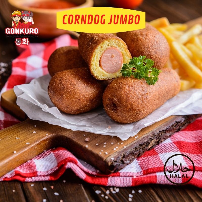 Jual PREMIUM JUMBO Corndog Sosis Mozarella Cheese Frozen/ Hotang isi 2 ...