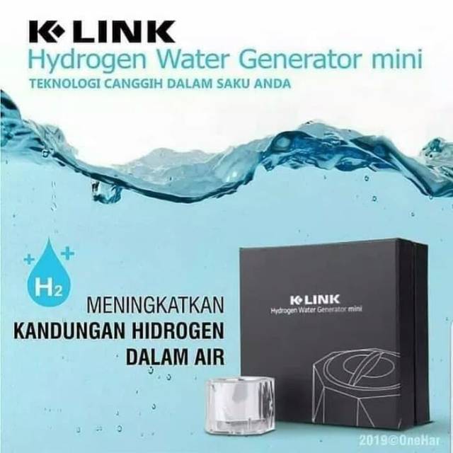Jual K-Link Hydrogen Water Generator Mini / Meningkatkan Kandungan ...