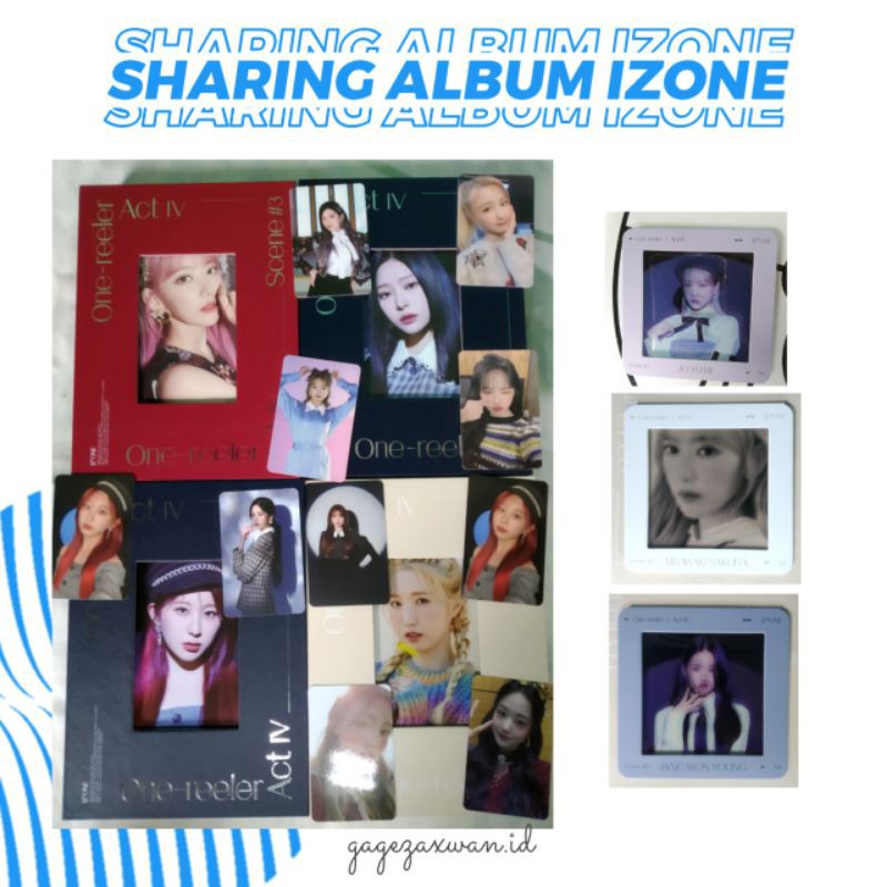 Jual ALBUM IZONE IZ*ONE ONE REELER ACT IV MINI ALBUM ALL VERSION (BACA ...