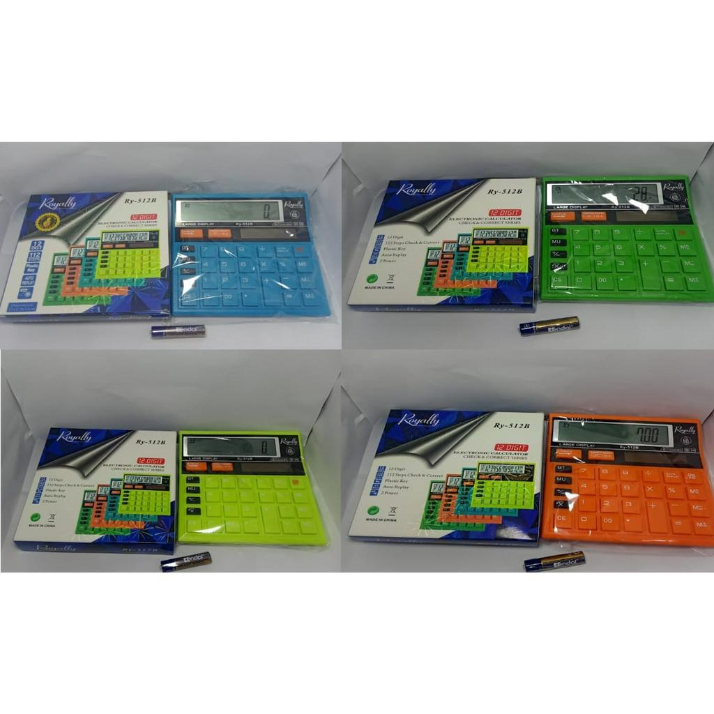 Jual Kalkulator Royally 12 Digit ARC 512 Solar Panel Display Besar ...