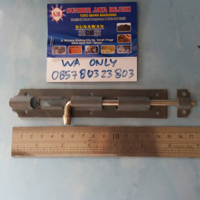 Jual Grendel Panjang MURAH 6" 15 cm / Gerendel Selot Pintu Jendela ...