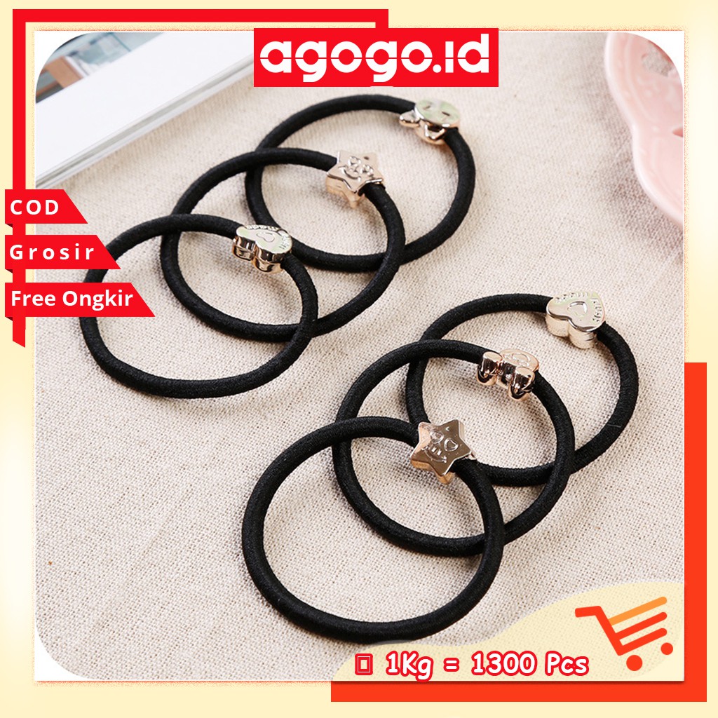 Jual AGG-250 Ikat Rambut Karakter Ikat Rambut Korea Ikat Rambut Murah ...