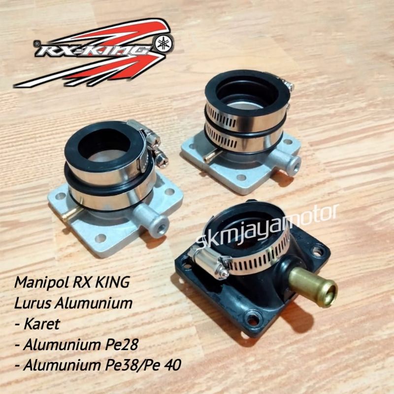 Jual INTEK MANIFOLD MANIPOL MANIPUL LURUS ALUMUNIUM RX KING INTAKE ...